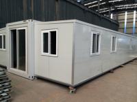China Portable Expandable Container House 20ft Home With PVC Board Floor for sale