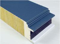 China Noise Reduction Rock Wool Sandwich Insulation Panel For Steel Thickness 0.4 - 0.8mm for sale