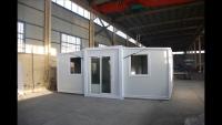 China 50mm Rockwool Sandwich Panel Roofing Flat Pack Container House for Quick and Easy Installation for sale