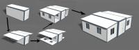China Hotel 2 Story Modern Container Homes Extendable Detachable Foldable Container Home for sale