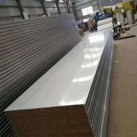 China Rockwool Insulated Sandwich Wall Panels For Cold Room And Freezer Construction for sale
