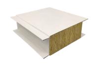 China Rockwool Insulated Sandwich Wall Panels For Cold Room And Freezer Construction for sale
