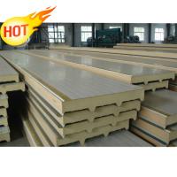 China Waterproof PU Roof Panel Fire Rated Sandwich Panel For Cold Storage ISO9001 for sale