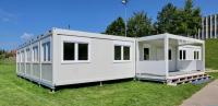 China Sandwich Panel Portable Prefab Container House Workshop Shipping Container House for sale