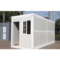 China Convenient Detachable Prefab Container House With PVC Board Floor And Sandwich Panel for sale
