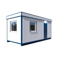 China Thermal Insulation Flat Pack Container Fireproof 20ft Luxury Prefab Container Homes for sale