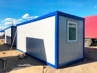 China Thermal Insulation Flat Pack Container Fireproof 20ft Luxury Prefab Container Homes for sale