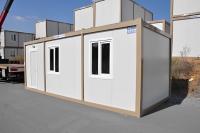China Thermal Insulation Flat Pack Container Fireproof 20ft Luxury Prefab Container Homes for sale
