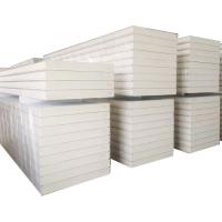 China Fireproof White Sandwich Insulated Panel For Mobile Living Container House for sale