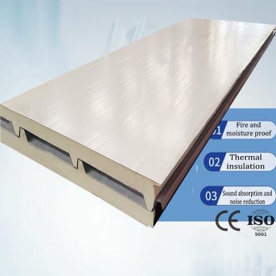 China Contemporary Design Fireproof Sandwich Panels For Roof PU Polyurethane Core Material for sale
