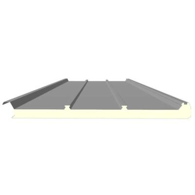China Grey PPGI Polyurethane PPGI Easy and Fast Installation Sandwich Panel The Perfect Choice for Steel Structure Buildings for sale