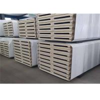 China White Polyurethane Foam Insulated Sandwich Wall Panels For Cold Storage High Detisy for sale