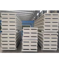 China WHITE PPGI Polyurethane Foam Sandwich Panels for Insulated Freezer Storage Walls and Roofs for sale