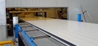 China 950mm Width PPGI Polyurethane Sandwich Panels for Roof Insulation Warehouse Storage for sale