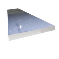 China Warehouse White Insulated PU Sandwich Roof Panel With Seamless Connection for sale
