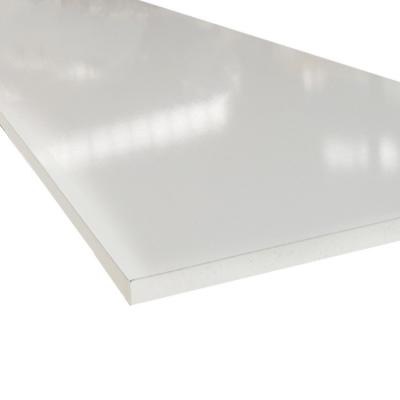 China High Density White PU Sandwich Panel 50mm For Modern And Eco Friendly Buildings for sale