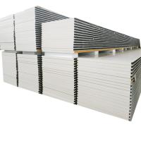 China Dark nails built white Seamless Connection Eco-friendly Structural Insulated pu wall  Panels for House Construction for sale