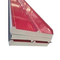 China Metal Roofing Sandwich Panel with PPGI and PU Polyurethane Core Material for sale