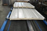 China Metal Roofing Sandwich Panel with PPGI and PU Polyurethane Core Material for sale