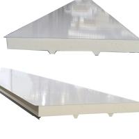 China Container Office PPGI Polyurethane PPGI Insulated Roofing Sheets for Car Parking Roof for sale