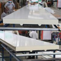 China Container Office PPGI Polyurethane PPGI Insulated Roofing Sheets for Car Parking Roof for sale