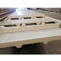 China White PIR PU PUR Insulated Sandwich Roof Panels For Warehouse 1130mm Width for sale