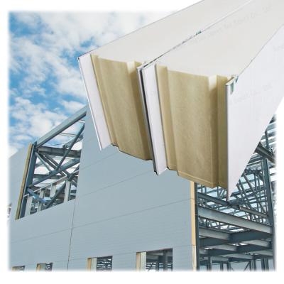 China 30mm PU Sandwich Panel For Contemporary Building House ISO9001 ISO14001 CE Certified for sale