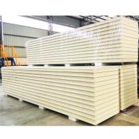 China 30mm PU Sandwich Panel For Contemporary Building House ISO9001 ISO14001 CE Certified for sale