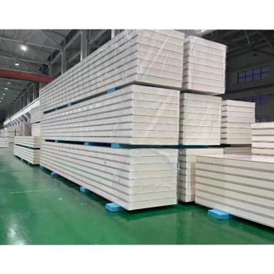 China Galvanized Steel Surface Exterior Wall Sandwich Panel for Machine-made Clean Cold Room for sale