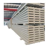 China 0.4-0.8mm Steel Thickness Polyurethane Foam Sandwich Roof Panel for Fireproof Roofing for sale