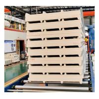 China Wall And Roof PPGI Sandwich Panel With Polyurethane Core 50mm 75mm 100mm 200mm for sale