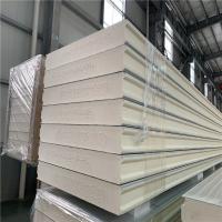 China PPGI Polyurethane PPGI Structure PU Sandwich Panel 950mm Width For Cold Room for sale
