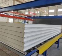 China B1 Grade Fireproof Rigid PU Sandwich Panel For Wall 950mm Width for sale