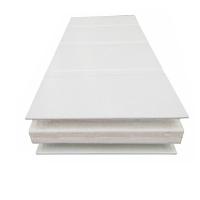 China Fireproof B1 Grade PU Polyurethane Corrugated Sandwich Roofing Panel for Exterior Wall for sale