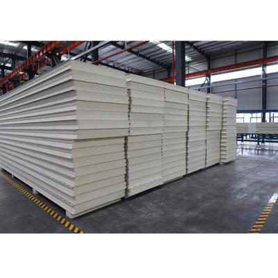 China Fireproof Heat Resistant Construction Decorative Polyurethane Sandwich Panels for sale