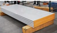 China Fireproof Soundproof EPS Sandwich Wall Panel Metal Color Steel Exterior Wall Solution for sale
