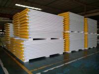 China Fireproof Soundproof EPS Sandwich Wall Panel Metal Color Steel Exterior Wall Solution for sale