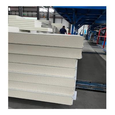 China 100mm PU Panels for Cold Room Warehouse Thermal Insulation and STEEL THICKNESS Included for sale