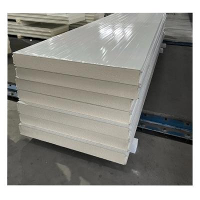 China 150mm Color Steel Insulation Panel Wall PU Polyurethane Sandwich Panel For Cool Room for sale
