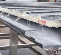 China factory sale price30/50mm Industrial Building House Use Thermal Insulation fireproof white PU Sandwich Panels Roof for sale