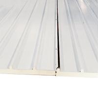 China Long Span Wave Panel white Aluminum Roof Panel Tiles Aluminum Roofing Tile with Heat Insulation For Prefab House for sale
