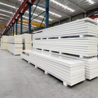 China 30-200 Mm Thickness PU Sandwich Panel with Mortar Paper Surface Material and Polyurethane for sale