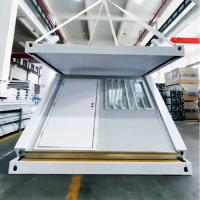China Compact Prefab Folding Container Homes With 8 Degree Seismic Performance for sale
