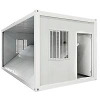 China Compact Prefab Folding Container Homes With 8 Degree Seismic Performance for sale
