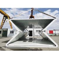 China Galvanized Steel Frame Folding Container House For Hotel Accommodation Solution for sale