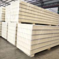 China Anti-Corrosion RAL Color PU Sandwich Board with Polyurethane Foam Core Material for sale