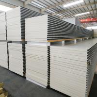 China Temperature Resistance PU Sandwich Panel 50mm-200mm for sale