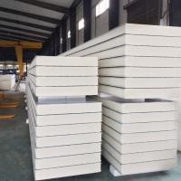 China Excellent Thermal Insulation PU Sandwich Panel with Color Coated Galvanized Steel Sheet Surface for sale
