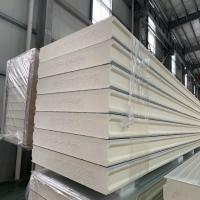 China Excellent Thermal Insulation PU Sandwich Panel with Color Coated Galvanized Steel Sheet Surface for sale
