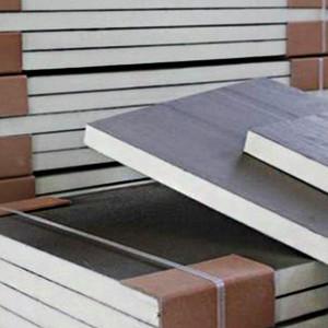 China 30-200Mm Mortar Paper Decking Sandwich PU Panel Excellent Heat Insulation For Building And Construction for sale